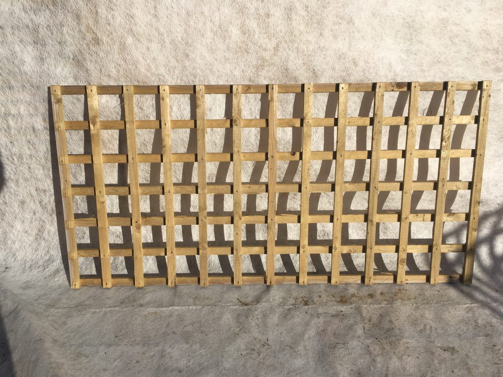 6’ x 2’ Square Trellis Panel - Dee Fencing